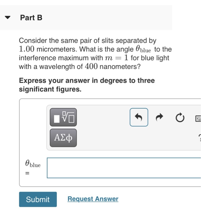 Solved Learning Goal: To understand multislit interference | Chegg.com