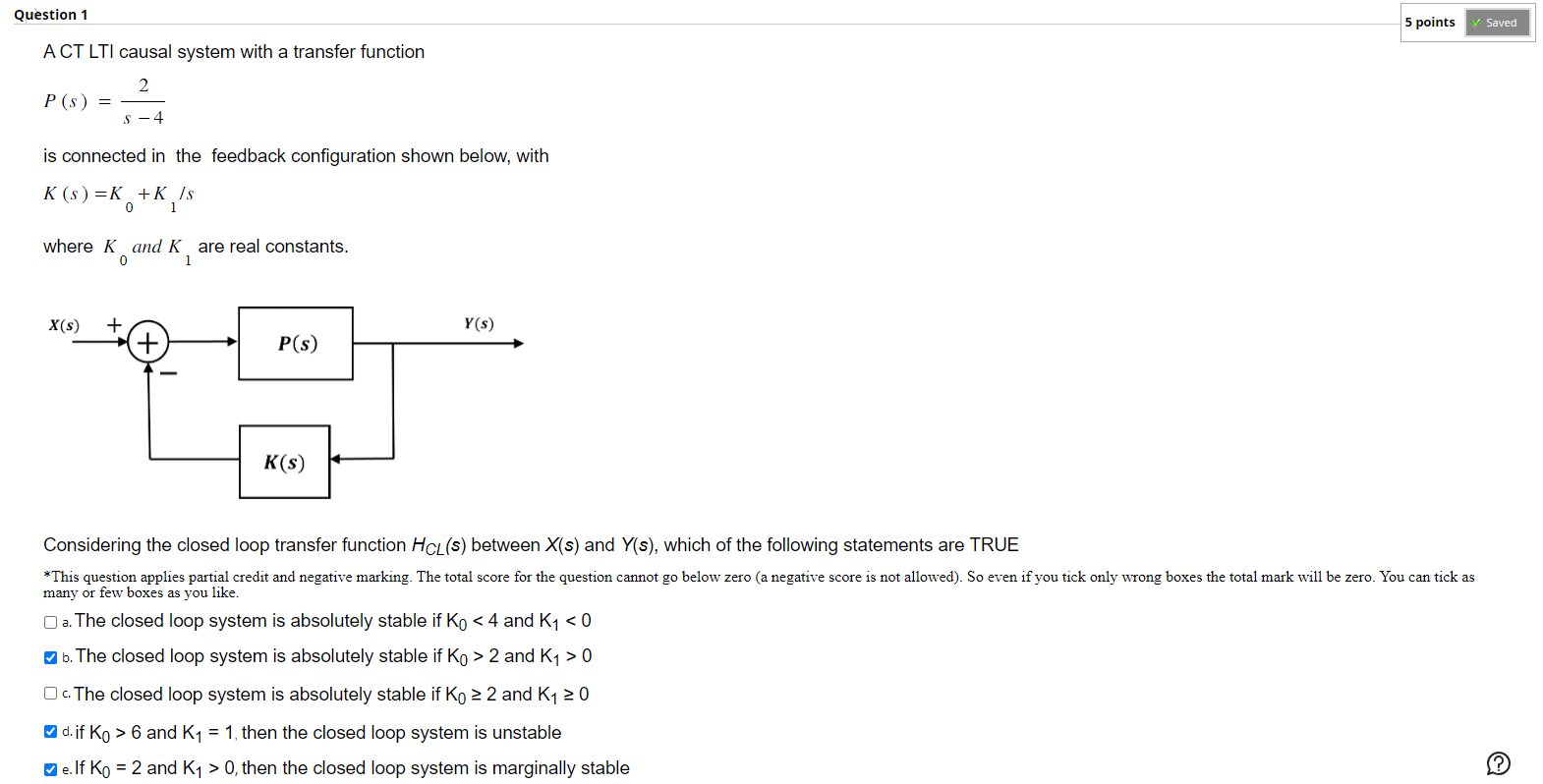 Solved A CT LTI causal system with a transfer function \\[ | Chegg.com