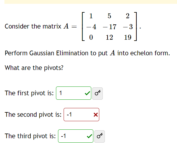 Solved Consider the matrix A=⎣⎡1−405−17122−319⎦⎤. Perform | Chegg.com