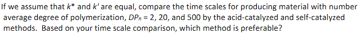 Solved If we assume that k∗ and k′ are equal, compare the | Chegg.com