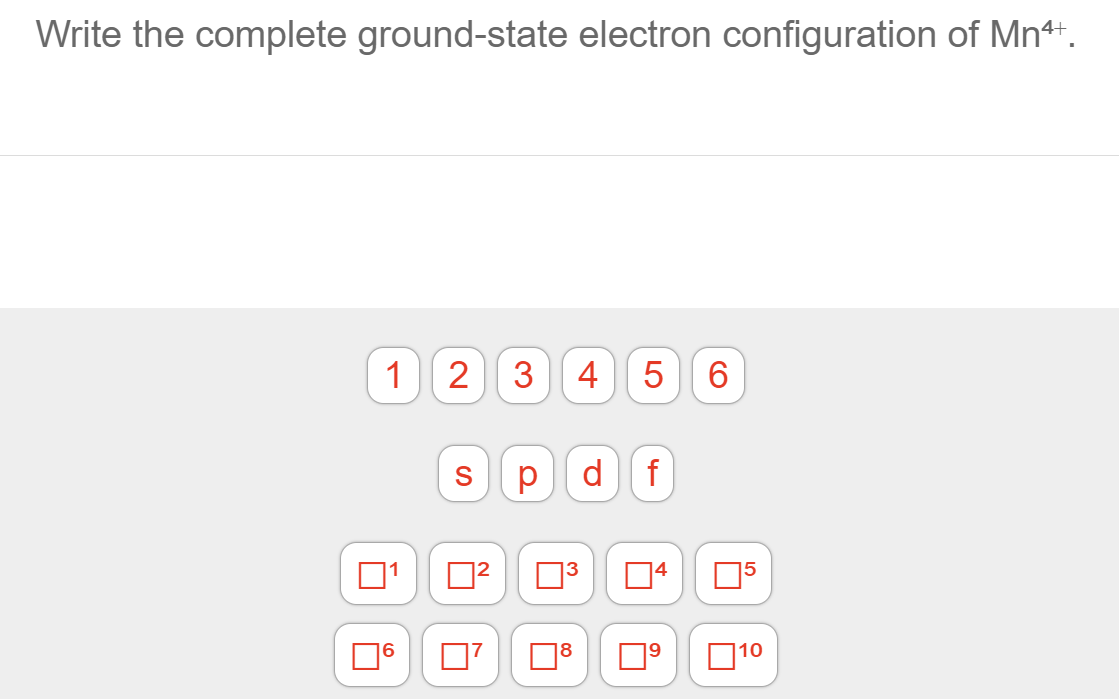 Solved Write the complete ground-state electron | Chegg.com