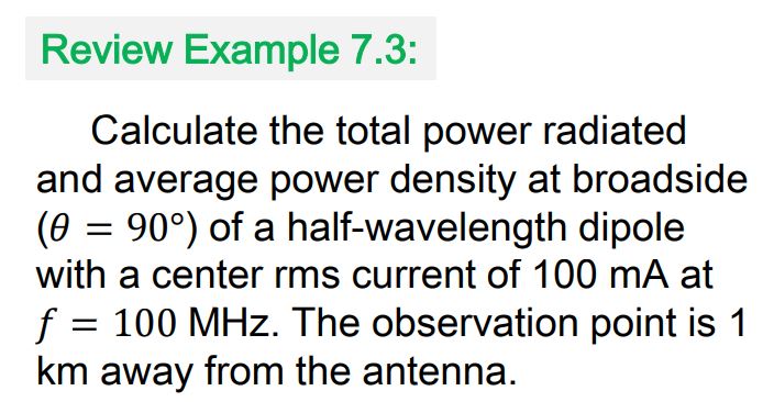 Solved Calculate the total power radiated and average power | Chegg.com