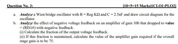 Solved Question No. 3: (10+5=15 Marks||CLO1:PLO2) a. Analyze | Chegg.com Solved Question No. 3: (10+5=15 Marks||CLO1:PLO2) a. Analyze | Chegg.com
