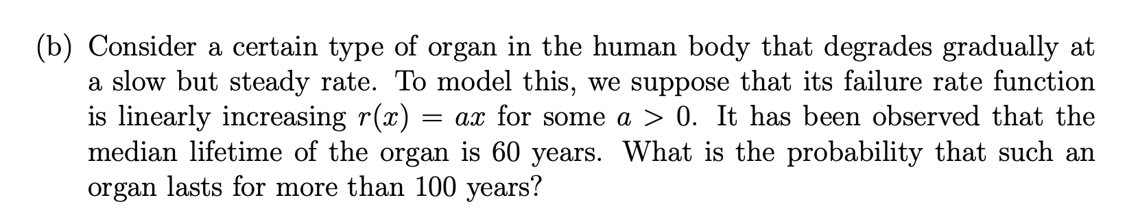 Solved Q4 Let X Be A Continuous Non Negative Random 