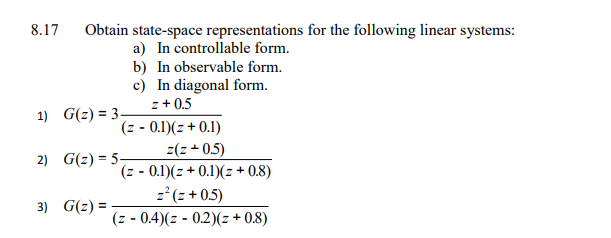 Solved this question asks to represent the above system | Chegg.com