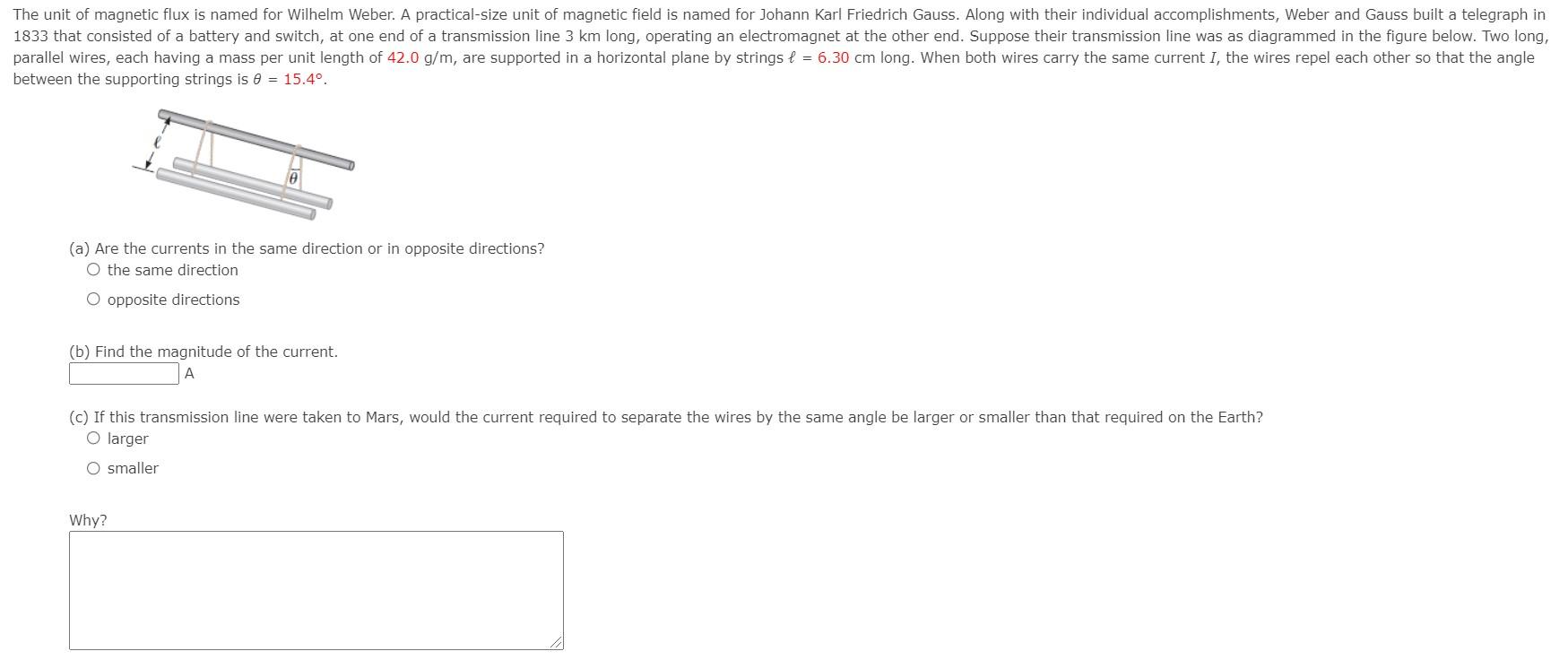 Solved The unit of magnetic flux is named for Wilhelm Weber. | Chegg.com