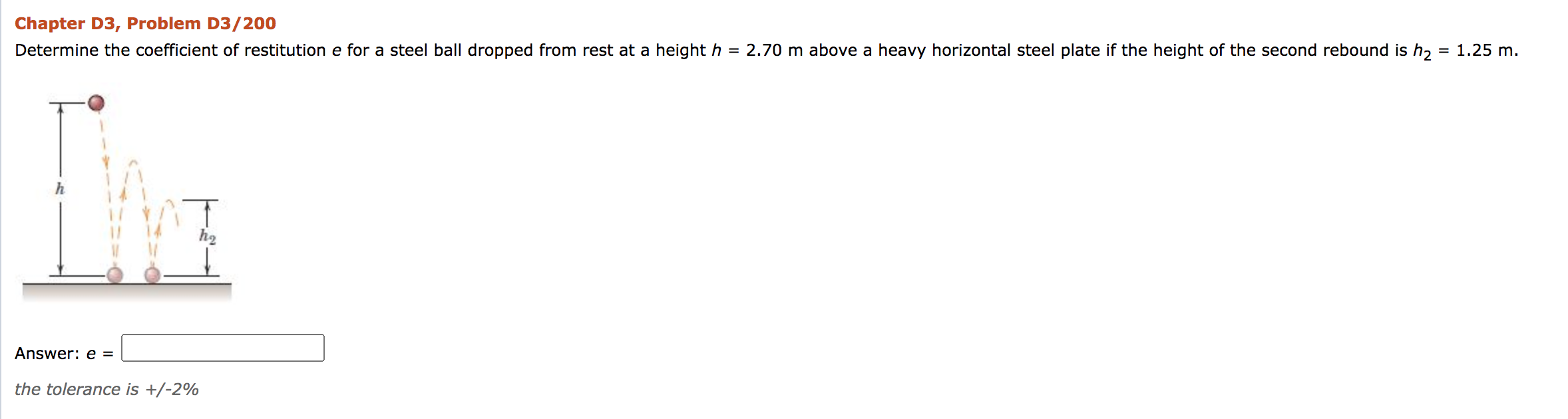 Solved Chapter D3, Problem D3/200 Determine the coefficient | Chegg.com