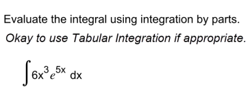 Solved Evaluate the integral using integration by parts. | Chegg.com