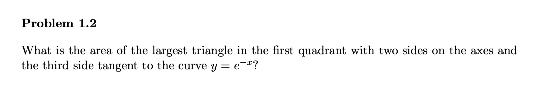 Solved What is the area of the largest triangle in the first | Chegg.com