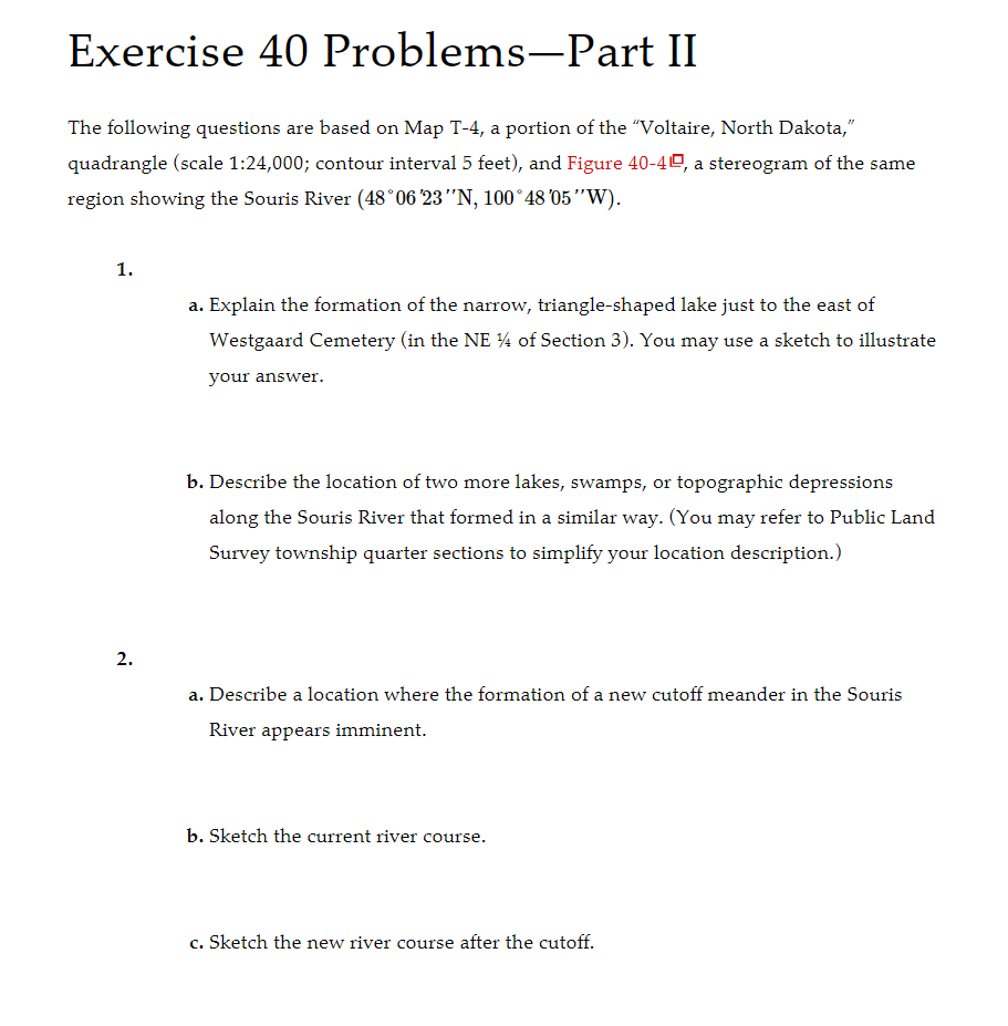 Solved Exercise 40 Problems-Part II The following questions | Chegg.com Solved Exercise 40 Problems-Part II The following questions | Chegg.com