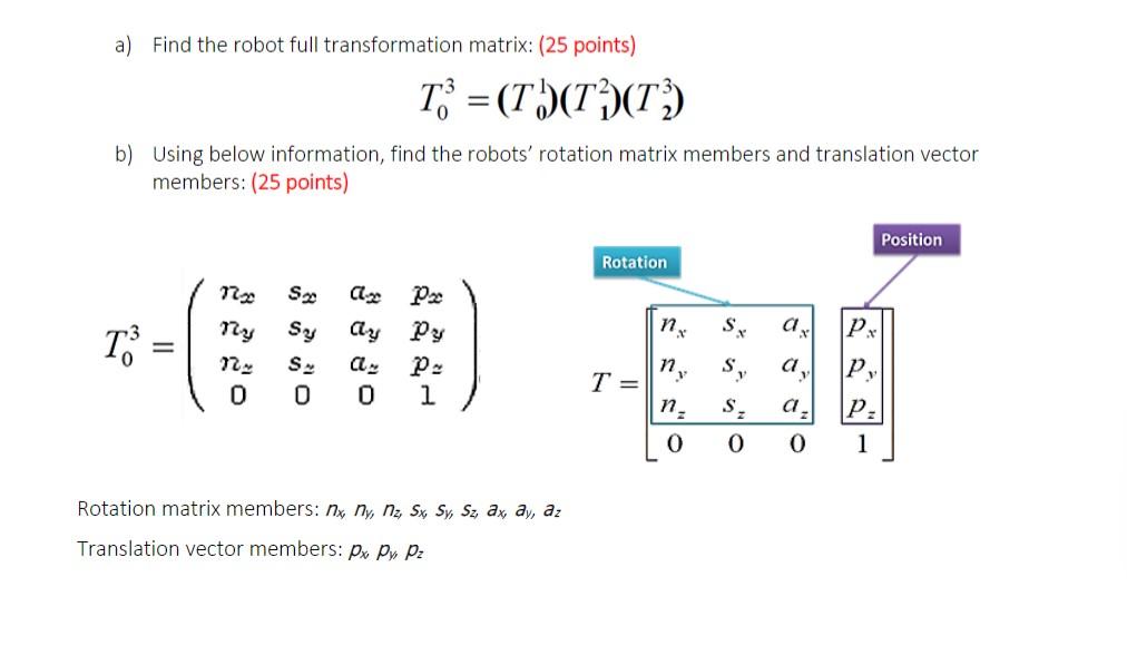 1. The robot illustrated in below image has 3 joints. | Chegg.com
