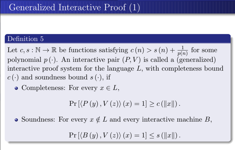 Proof that interactive proof system is equivalent to | Chegg.com