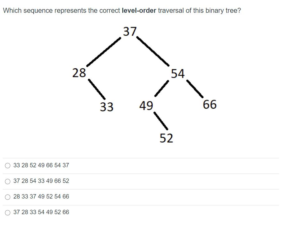 Solved Which sequence represents the correct in order | Chegg.com