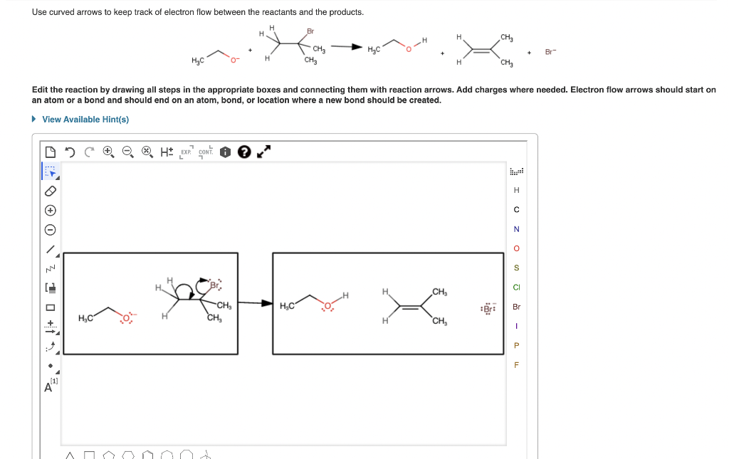 Solved Use curved arrows to keep track of electron flow | Chegg.com