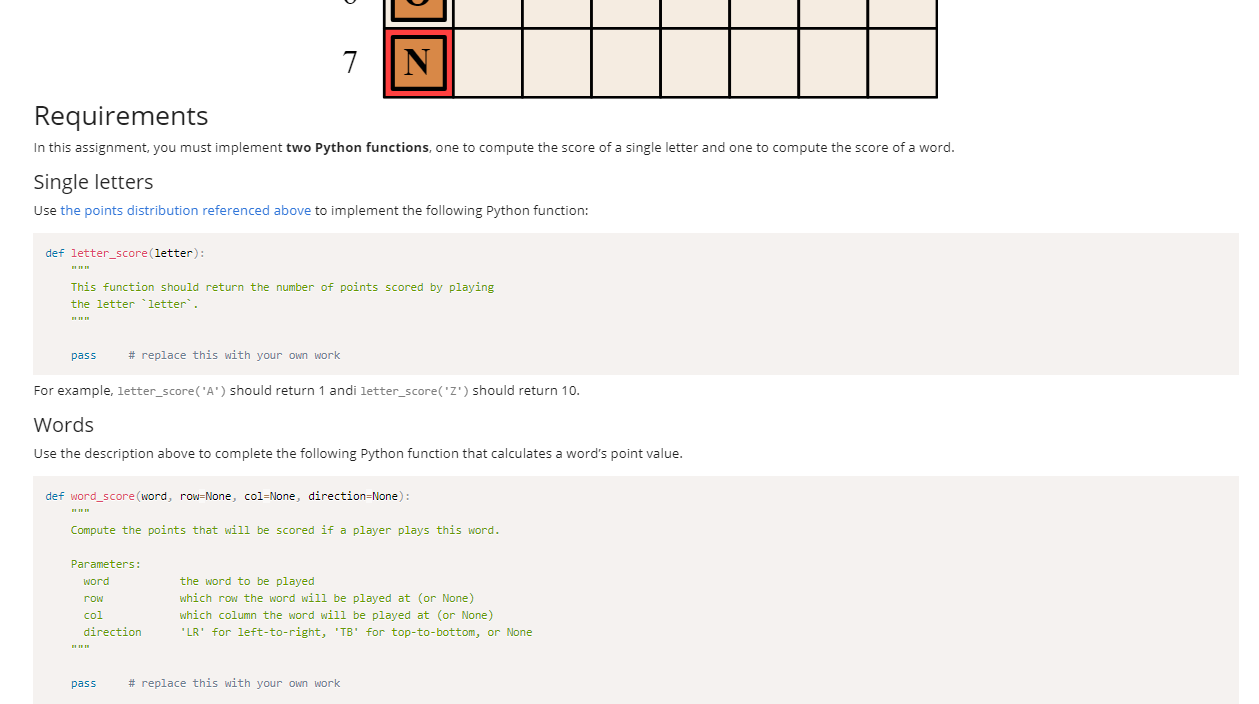 Introduction - Scrabble is a board game in which | Chegg.com