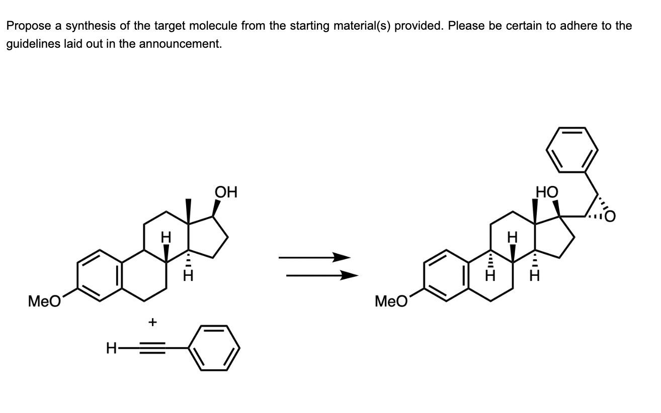 Solved - Using the starting molecule provided, propose a | Chegg.com