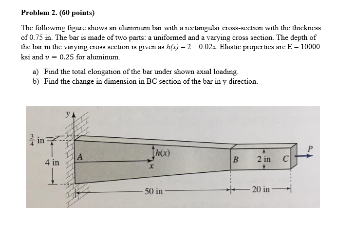 Solved Problem 2. (60 points) The following figure shows an | Chegg.com