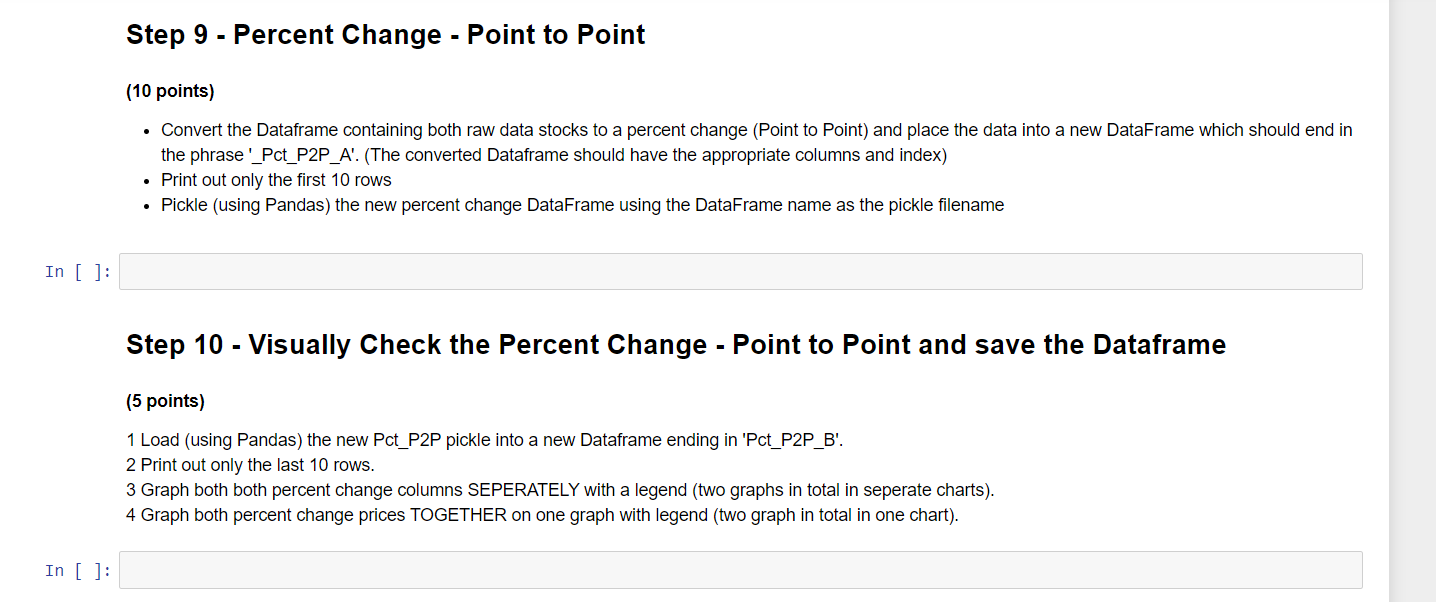 Solved Step 1 - Imports (5 points) • Write All the imports | Chegg.com