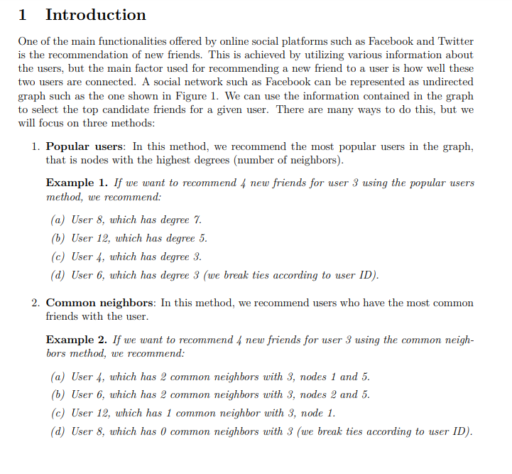 1 Introduction One of the main functionalities | Chegg.com
