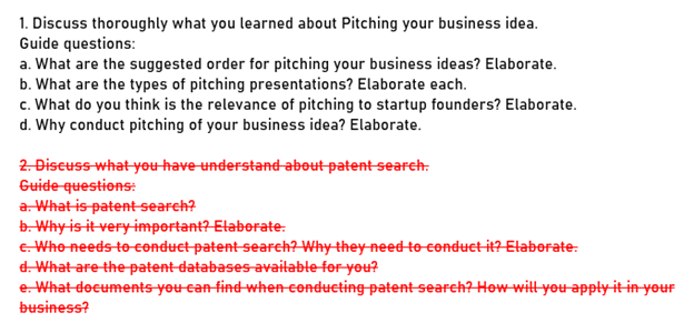 Solved 1. Discuss thoroughly what you learned about Pitching | Chegg.com