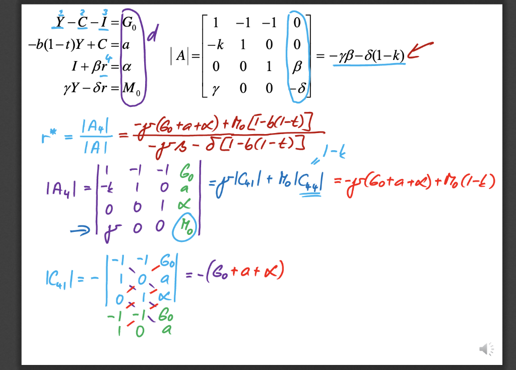 Solved 1) Refer to the macroeconomic example covered in | Chegg.com