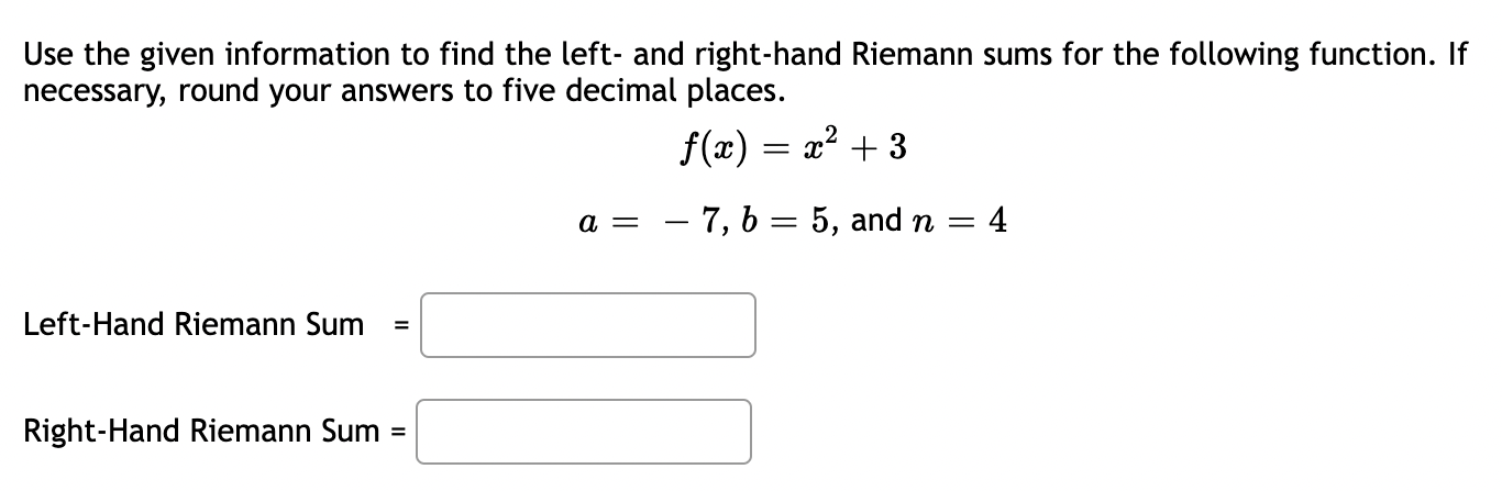Solved Use the given information to find the left and | Chegg.com Solved Use the given information to find the left and | Chegg.com