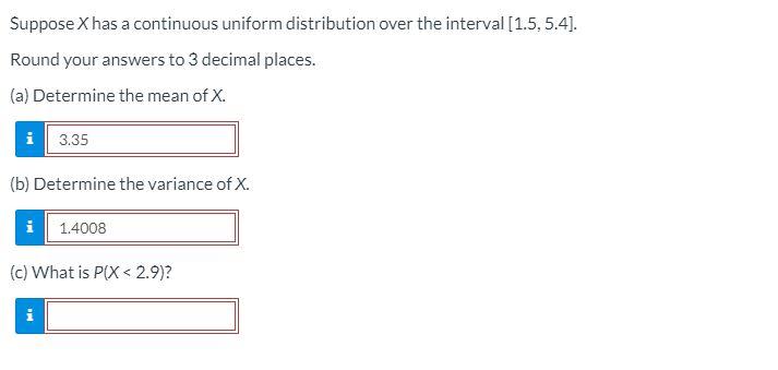 Solved Suppose X has a continuous uniform distribution over | Chegg.com