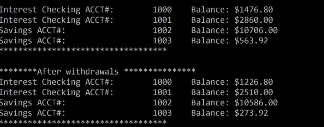 Solved 13. a. Define the class bankAccount to store a bank | Chegg.com