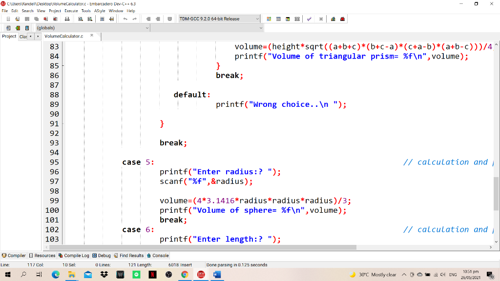 Solved * // calculation and CAUsers Randell Desktop | Chegg.com