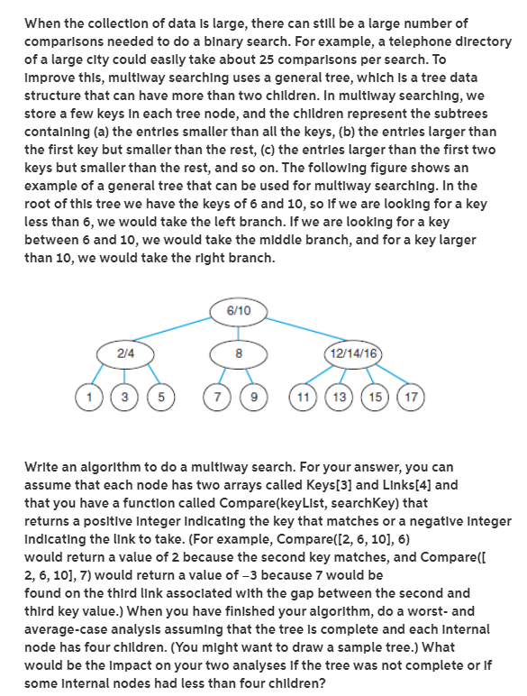 Solved When the collection of data is large, there can still | Chegg.com