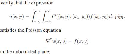 Solved Verify that the expression satisfies the Poisson | Chegg.com