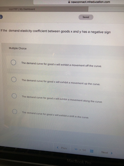 Solved Saved If the demand elasticity coefficient between | Chegg.com