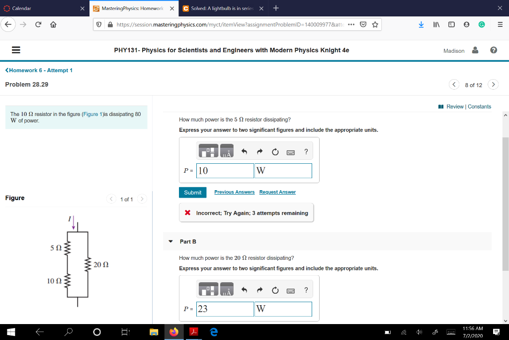 Solved Calendar X MasteringPhysics: Homework X C Solved: A | Chegg.com