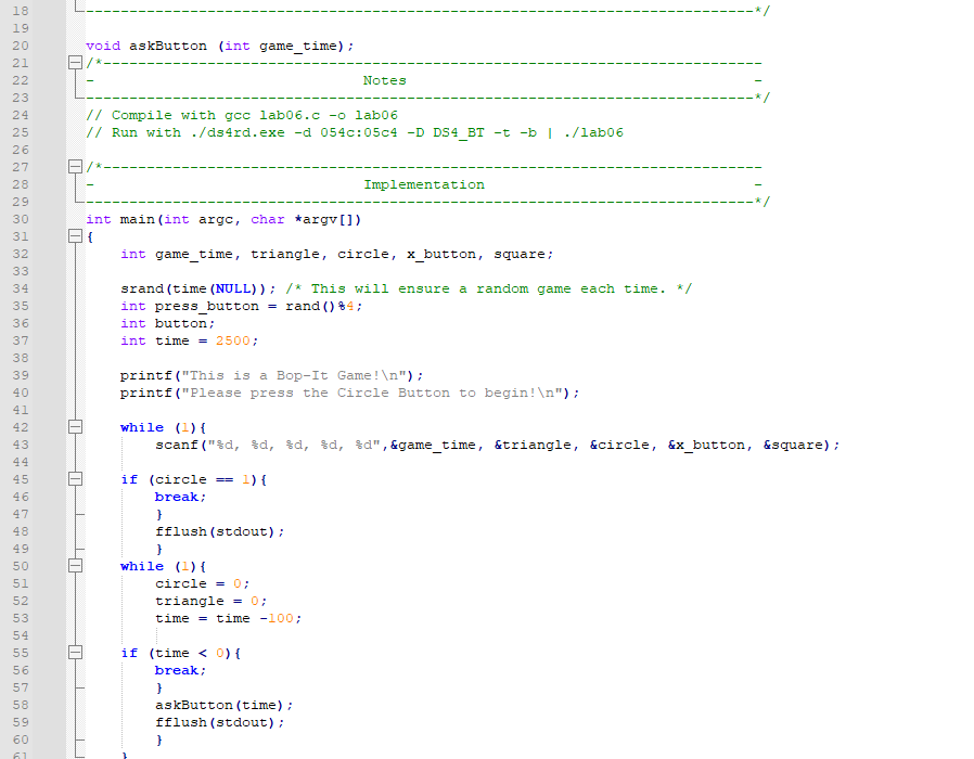 Solved Why wont my code end when a wrong button is pressed? | Chegg.com