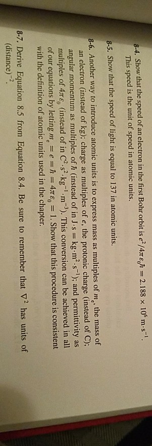Solved Problem 7 3 Points Mcquarrie And Simon Chapter 8