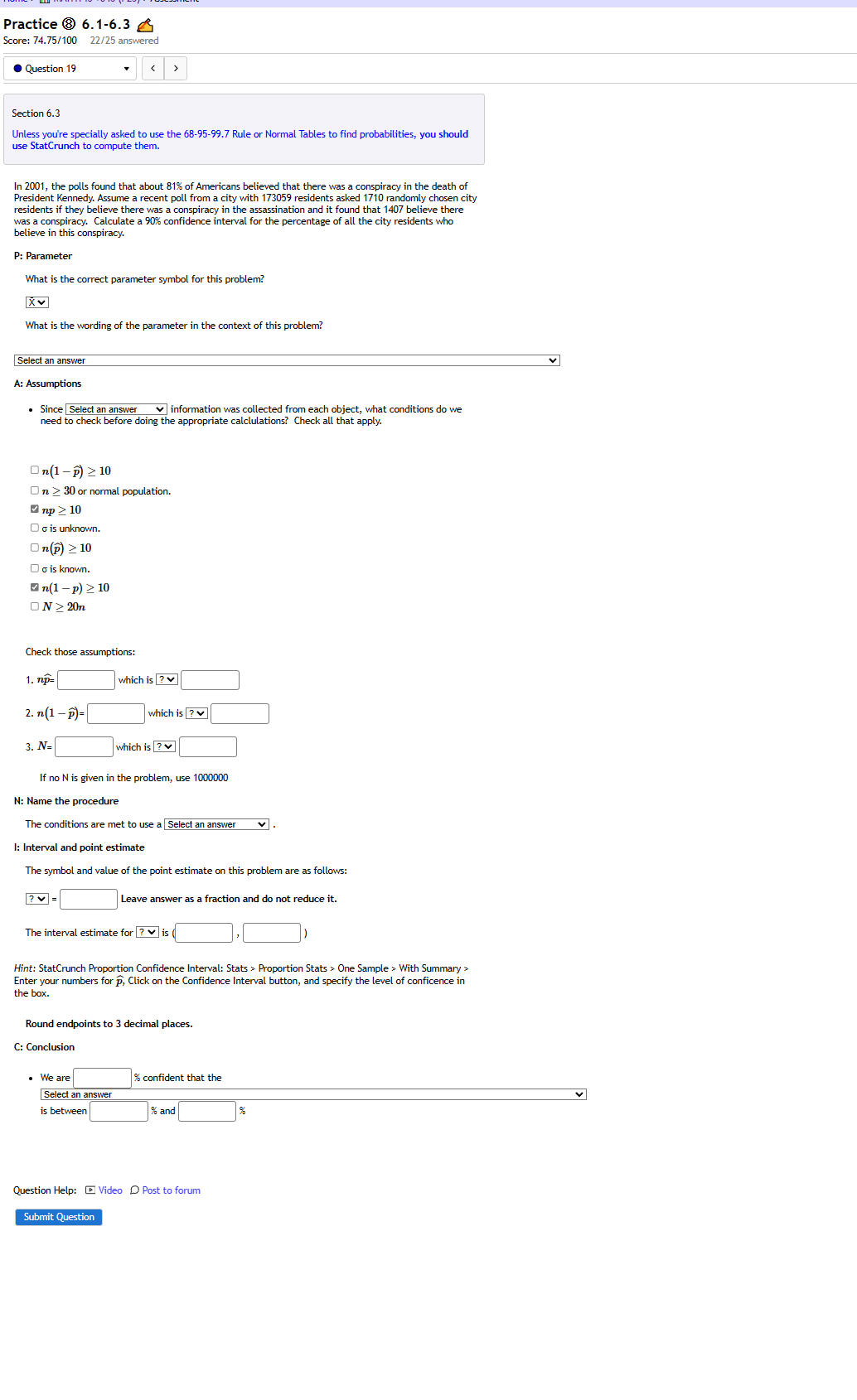 Solved Section 6.3Unless you're specially asked to use the | Chegg.com