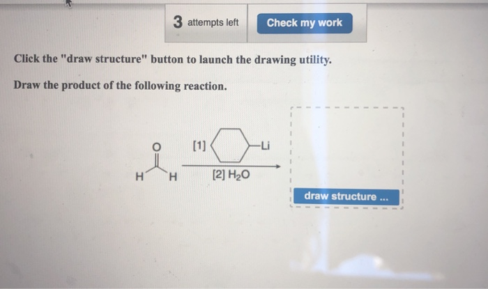 Solved 3 attempts left Check my work Click the "draw | Chegg.com