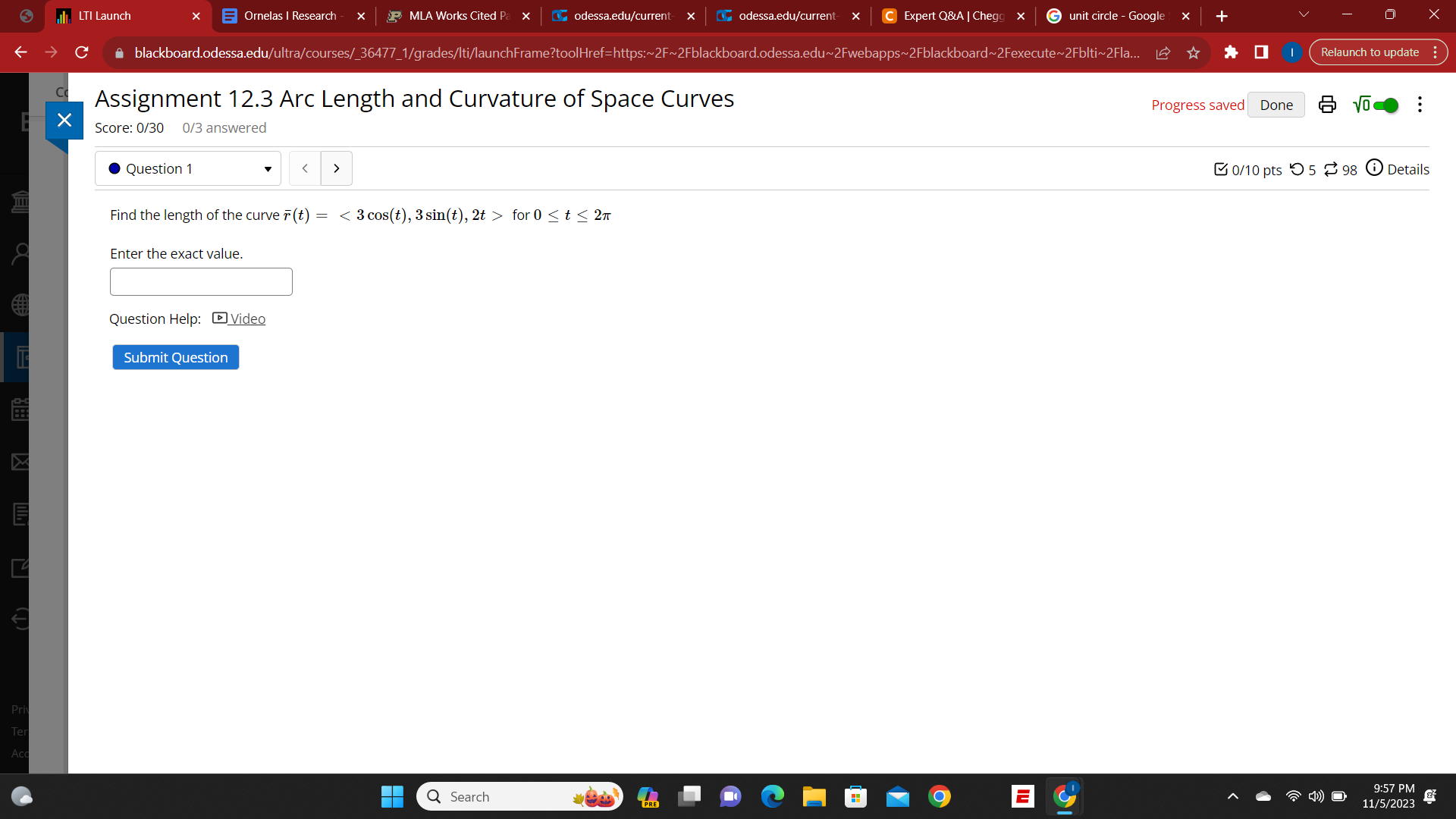 Solved Find the length of the curve | Chegg.com