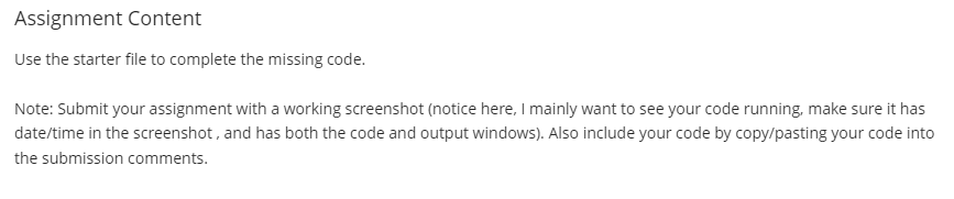 Solved Assignment Content Use the starter file to complete | Chegg.com