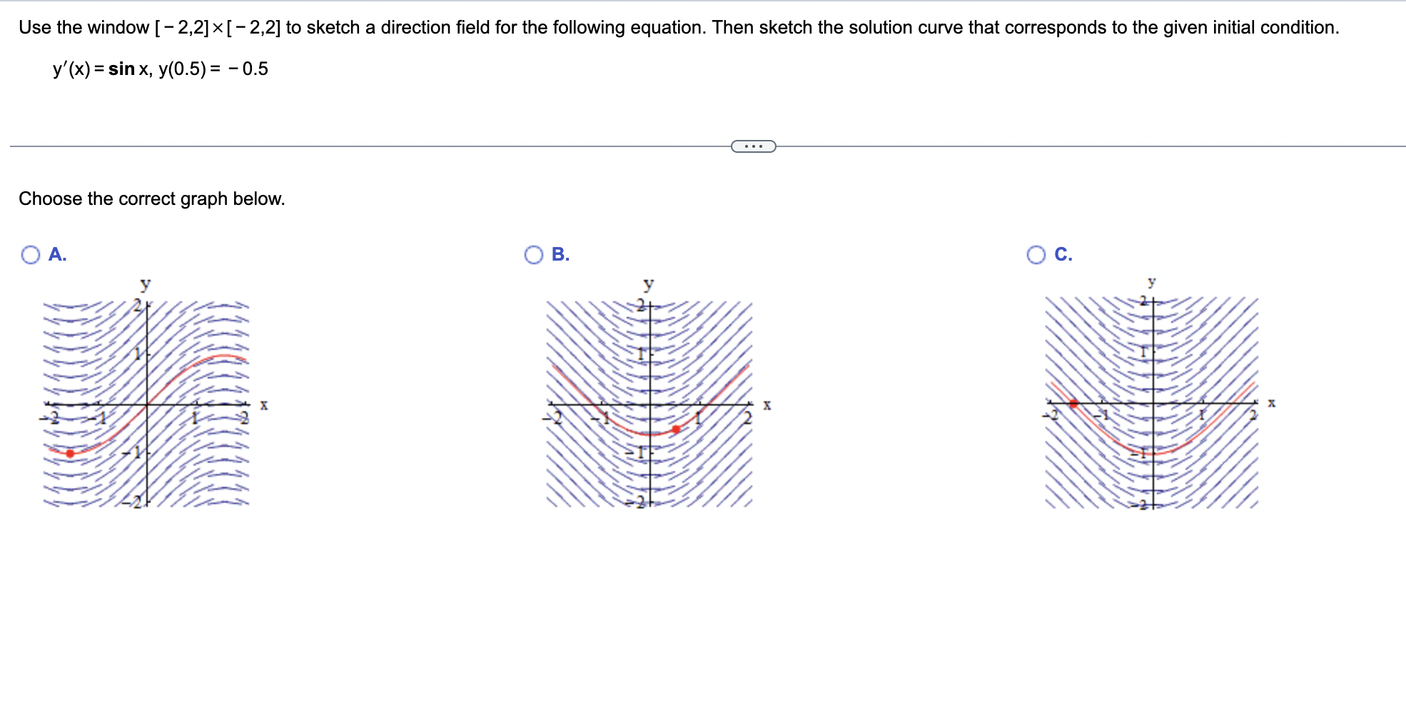 Solved 2)Use the window [-2,2]×[-2,2] ﻿to sketch a direction | Chegg.com