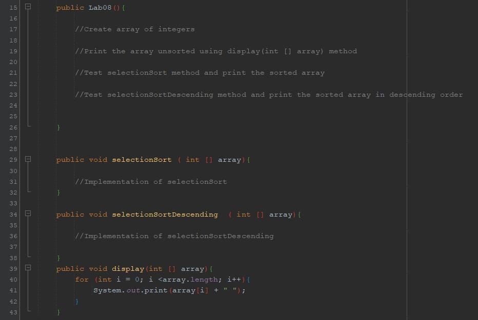 Solved Please help me with my lab work (JAVA). FYP: The | Chegg.com