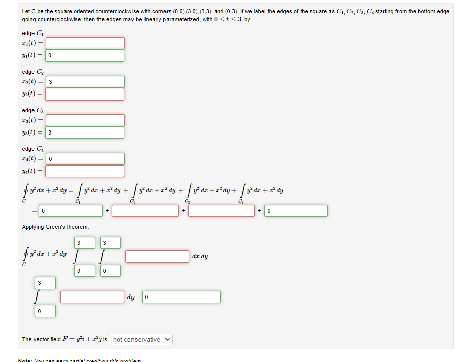 Solved Let C be the square oriented counterclockwise with | Chegg.com