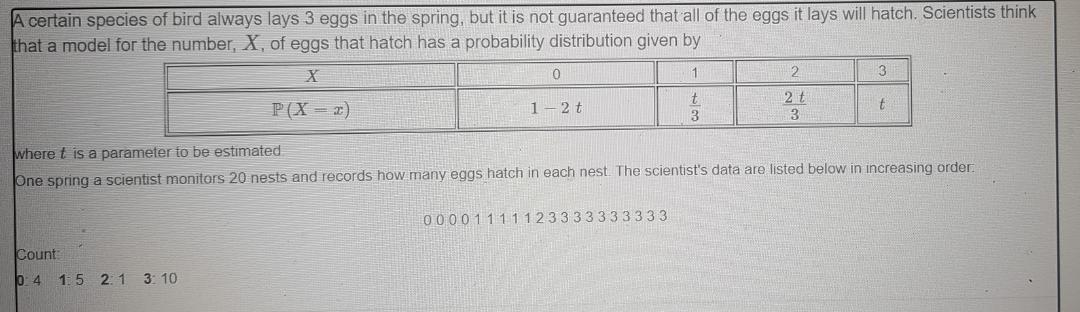 Solved Give The Expectation μ Ex Of X As A Function