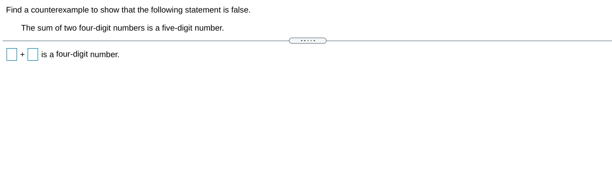 Solved Find a counterexample to show that the following | Chegg.com