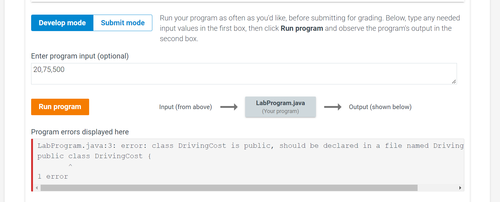 Solved Driving is expensive. Write a program with a car's | Chegg.com
