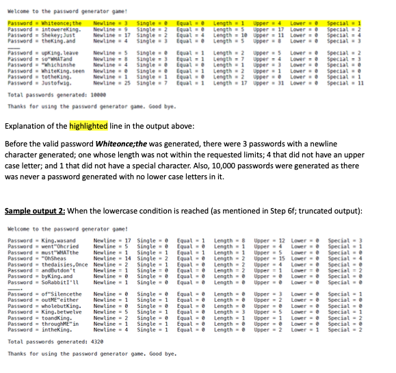 Solved Please help with the following: In JAVA The password | Chegg.com