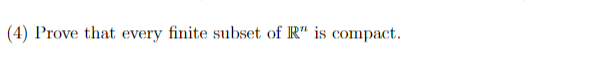 Solved (4) Prove that every finite subset of \\( | Chegg.com Solved (4) Prove that every finite subset of \\( | Chegg.com