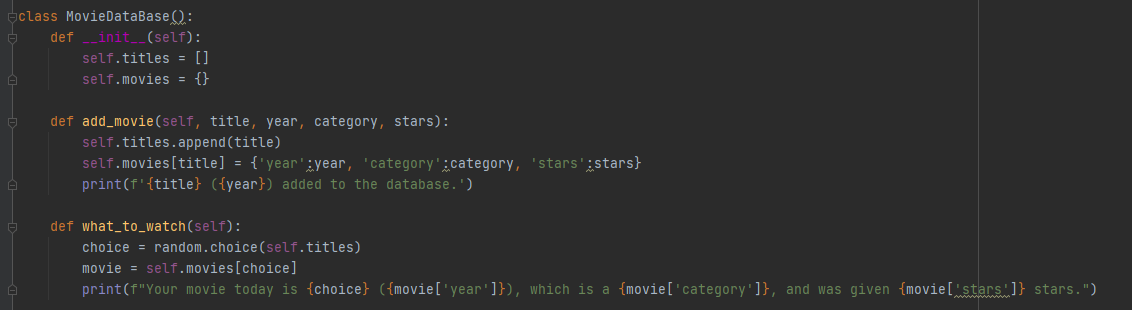 Solved a) Modify the what_to_watch method so that it takes | Chegg.com