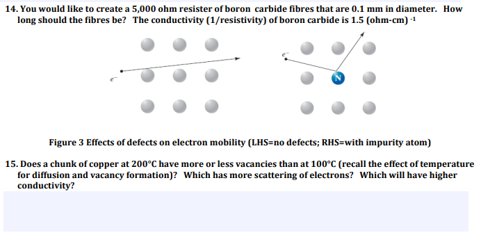 Solved 14. You would like to create a 5,000 ohm resister of | Chegg.com