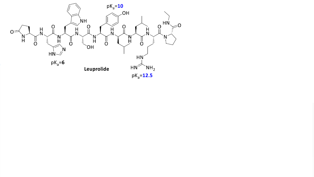 Solved A. Leuprolide is a synthetic nonapeptide used to | Chegg.com